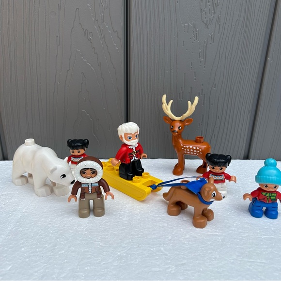 Lego | Toys | Lego Duplo Santas Winter Holiday Figureslearning ...
